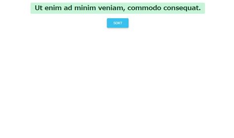 Javascript 英語の文章を単語単位でアルファベット順に並び替えをする Mebee