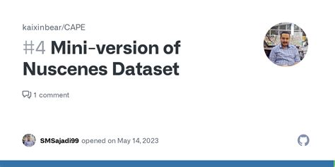 mini version of nuscenes dataset · issue 4 · kaixinbear cape · github