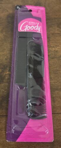 Goody 2 Pocket Combs Black Plastic 4 25 Inch B8 41457006399 Ebay