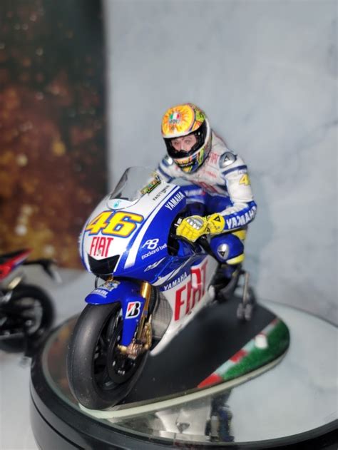 Mmz 타미야 1 12 Yzr M1 바이크 및 라이더 완성