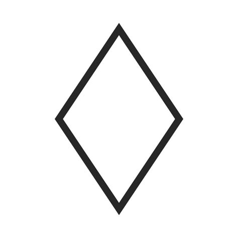 Simple Diamond Shape Icon Vector 26530781 Vector Art At Vecteezy