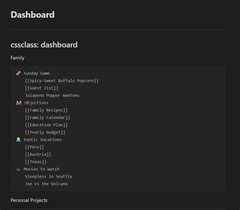 Dashboard — A Simple Organization And Navigation Method For Obsidian Vaults 34 By Tfthacker