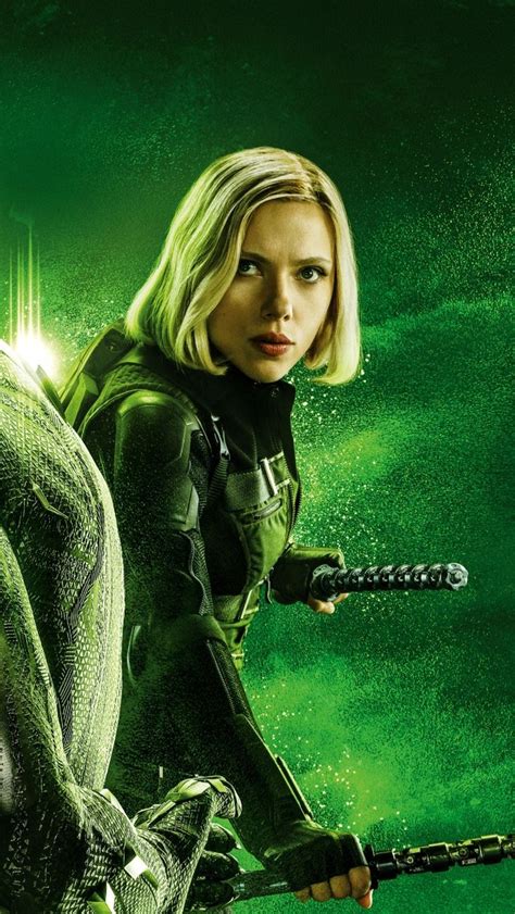 Black Widow Infinity War 4k Wallpaper