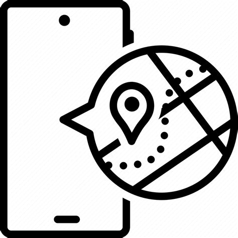 Zoning Map Location Gps Plot Zone Direction Icon Download On