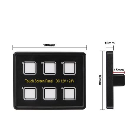 Panel Botonera Touch De 6 Switchs Mr Led Tienda Online Mr Led