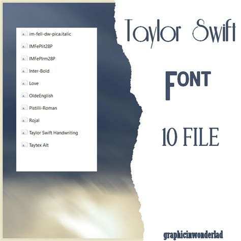 Font Taylor Swift By GraphicinWonderland On DeviantArt