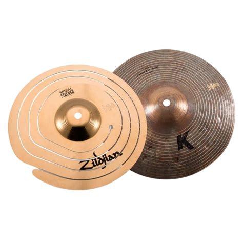 Zildjian Pre Configured 10 Spiral And Dry Splash Cymbal Stack Limited E