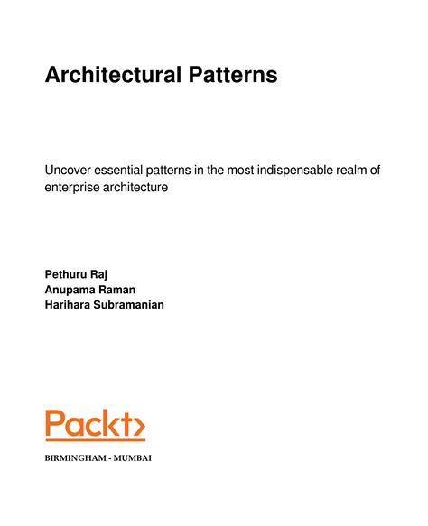 Solution Architectural Patterns Uncover Essential Patterns In The Most
