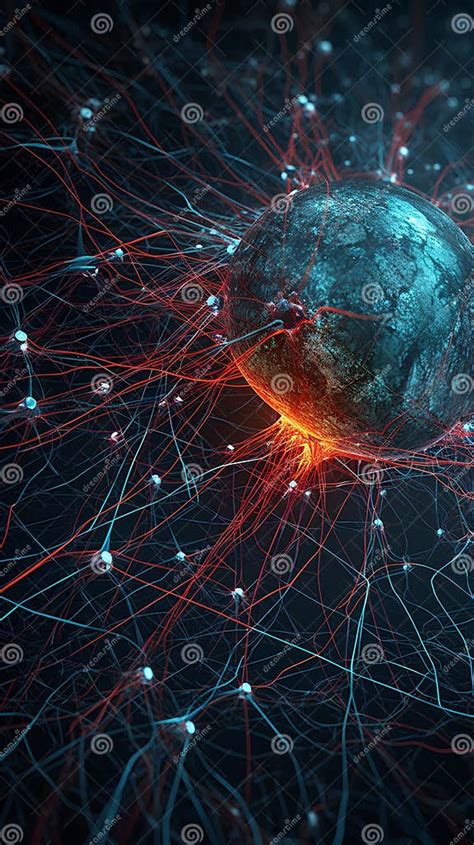 Digital Synapses A Creative Visualization Of Neural Networks Stock