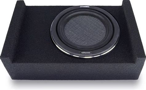 Kenwood Excelon P Xw1002b 10 Subwoofer With Sealed Down Firing Enclosure 10 4