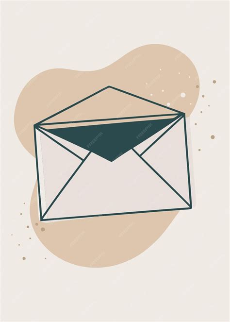 Envelope Vector Illustration Line Circuit Premium Ai Generated Vector