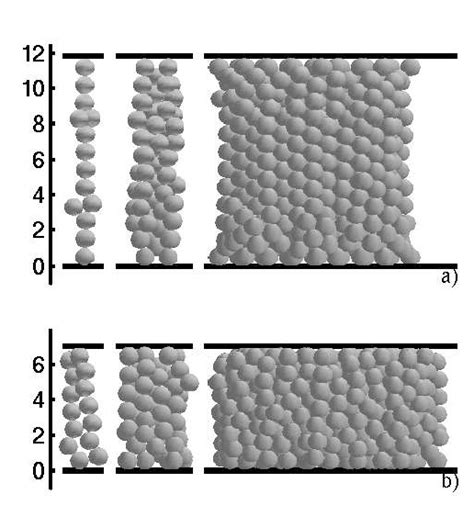 Snapshots Of Three Structures Single Chain Column Of Bct Unit Cells