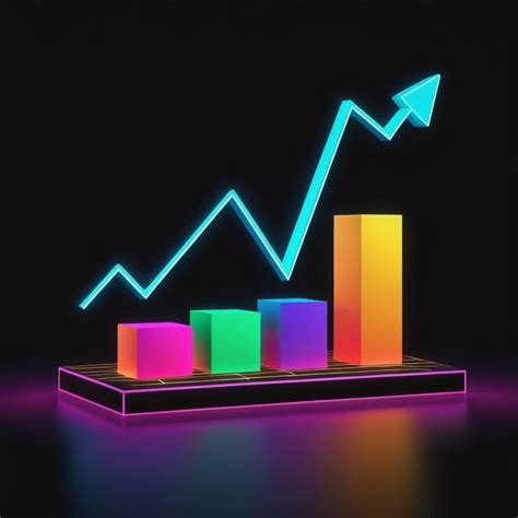 Premium Vector 3d Rendering Of Business Graph 3d Rendering Of