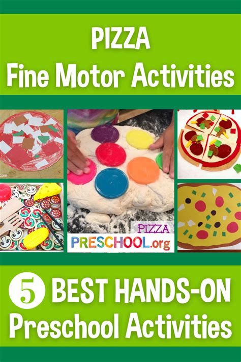 The 5 Best Fine Motor Activities For Pizza Preschool Theme