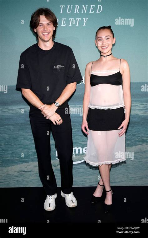 Christopher Briney And Lola Tung Attend Primes The Summer I Turned