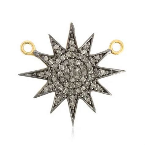 Chic Designs Diamond Starburst Connector Pendant 105 Gms At Rs 2795 In Jaipur