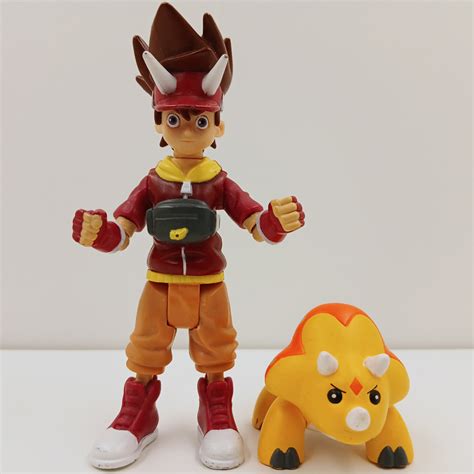 Dinosaur King Max And Chomp Playmates Toys 2009 Action Figures Retro