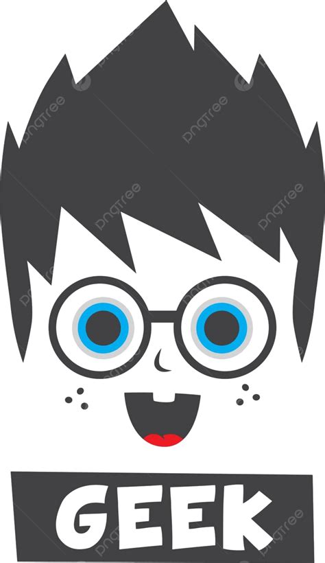 Young Geek Cartoon Nerd Vector Illustration Vector Nerd Vector Illustration Png And Vector