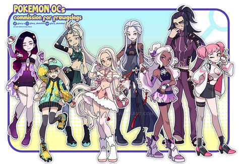 Pokemon Trainer Ocs C By Glory A On Deviantart
