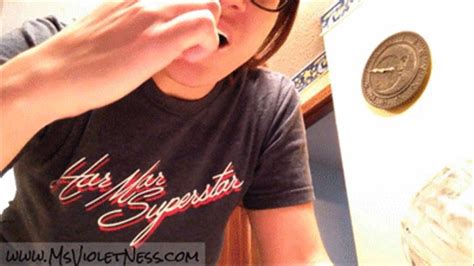 Sloppy Toothbrushing Mp4 Violet Ness Clips4sale