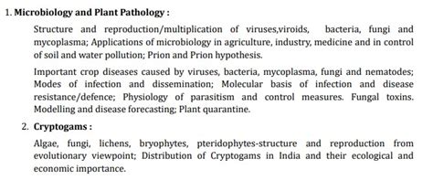 Upsc Botany Syllabus 2022 Download Botany Optional For Ias Mains Pdf