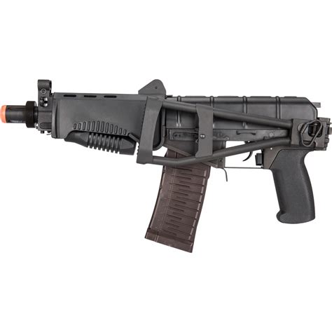 Lct Airsoft Sr 3m Vikhr Assault Rifle Aeg W Foldable Foregrip Blk