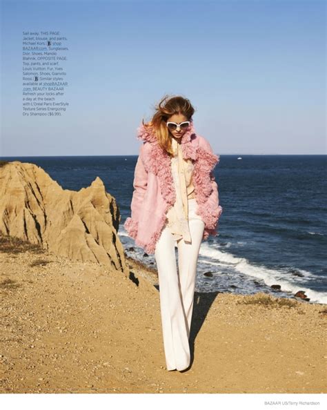 Barbara Palvin Models Chic Resort Looks For Terry Richardson In Bazaar