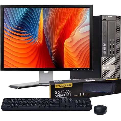 Restored Dell OptiPlex SFF Desktop Computer With An Intel I3 Processor 8GB RAM 500GB Hard