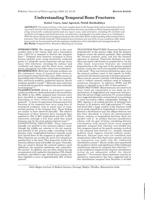 Pdf Understanding Temporal Bone Fractures