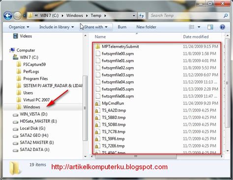 menghapus file prefetch dan temporer di windows 7 ~ blognya kusnadi