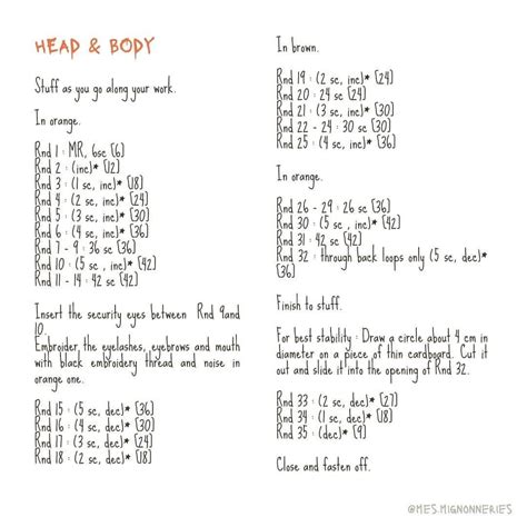 The Pumkin Man Free Pattern