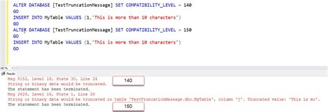 Sql Server 2019 Still Getting String Or Binary Data Would Be Truncated Sql Authority With