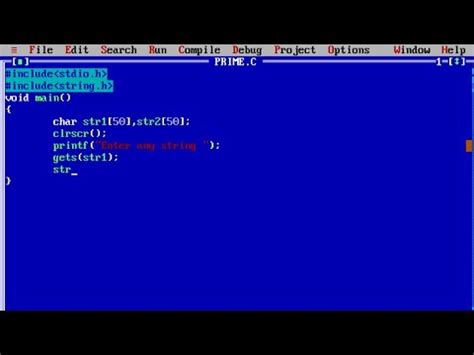 c program to copy one string into another | strcpy() function in c - YouTube