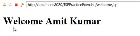 User Welcome Message In JSP Programmingempire