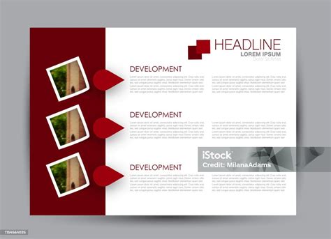 전단지 브로셔 빌보드 템플릿 디자인 가로 방향 교육 프리 젠 테이 션 웹 사이트 A4 용지에 대한 스톡 벡터 아트 및 기타 이미지 A4 용지 가리기 간판 Istock