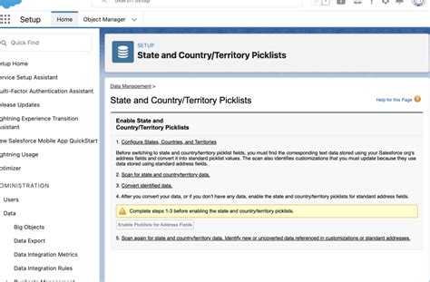 Salesforce State And Country Picklists The Marks Group Small
