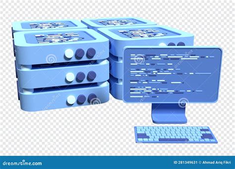 Cloud Data Center With Hosting Servers Computer Technology Network