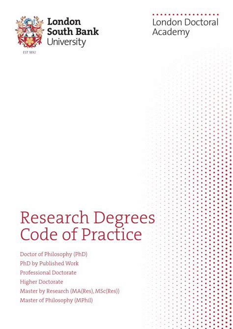 Pdf Research Degrees Code Of Conduct · Research Degrees Code Of