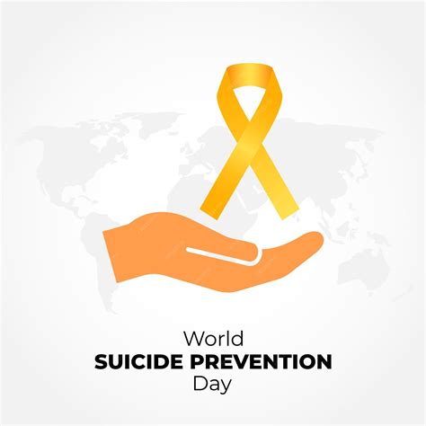 Ilustración Vectorial Para El Día Mundial De La Prevención Del Suicidio