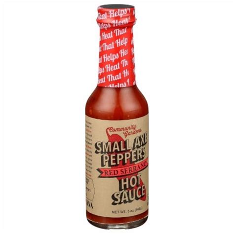 Small Axe Peppers Red Serrano Hot Sauce 5 Ounce Case Of 6 5 Oz Each Fred Meyer