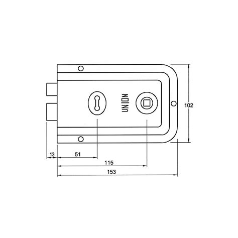 Rim Lock Assa Abloy