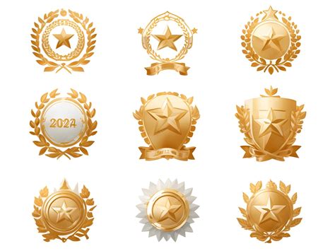 Awards Icon Set Premium Ai Generated Vector