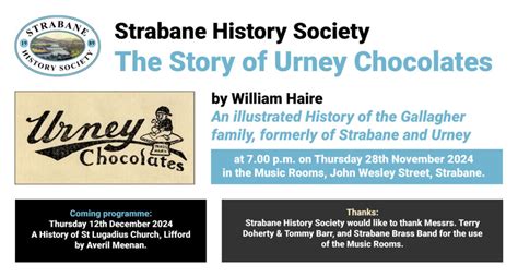 The Story Of Urney Chocolates Strabane History Society Website