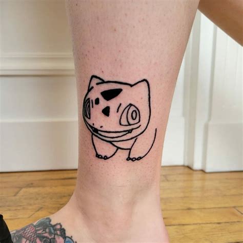 Bulbasaur Outline Tattoo At Kevin Turner Blog