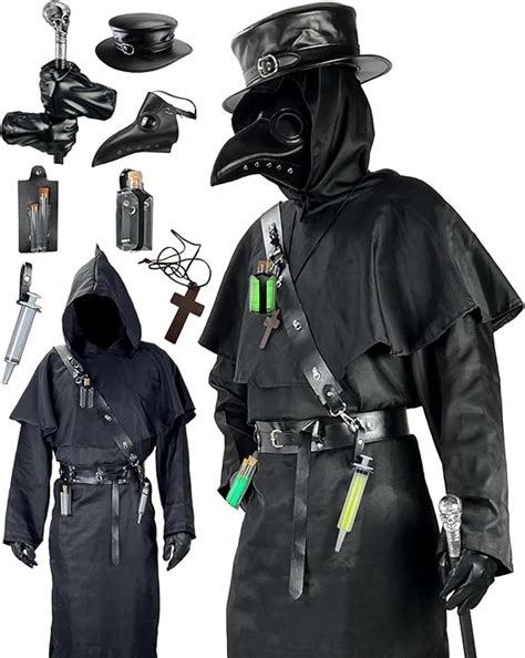Absolute Vibe Plague Doctor Costume Set Halloween Props
