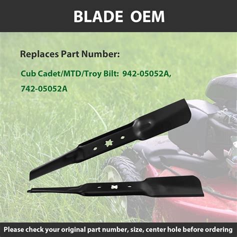 3pack Mower Blades For Cub Cadet Mtd 942 05052a 742 05052a Xt1 Xt2 50in