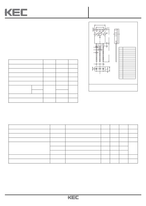 Bd140 Datasheet12 Pages Kec Epitaxial Planar Pnp Transistor