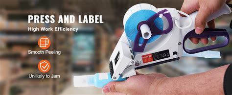Vevor Manual Label Applicator 15 55 Mm Label Width 20 60 Mm Label Length Portable Hand Held