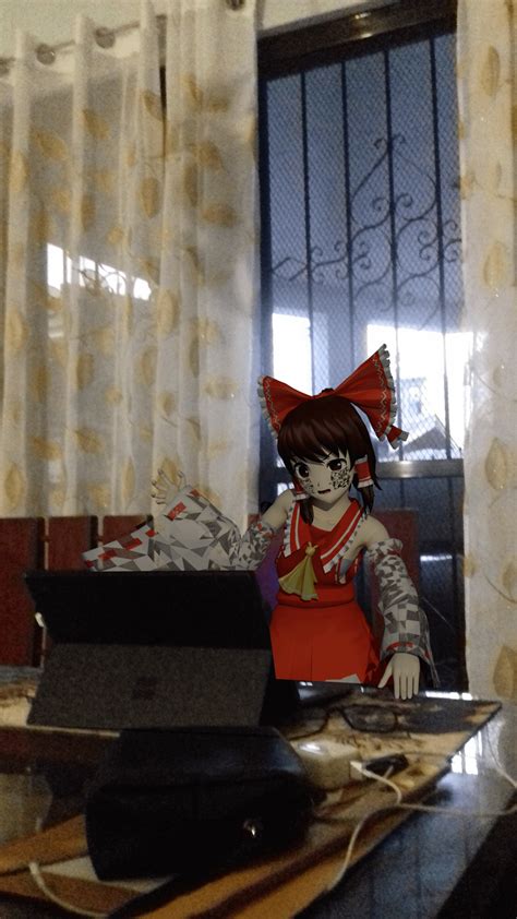 When Reimu Finds Out That Everyone Is Making Posts About Her Armpits