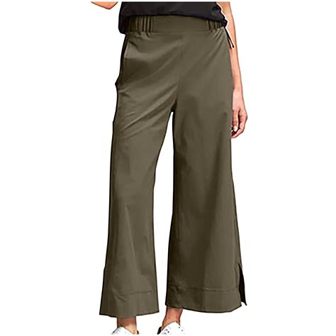 Wide Leg Pants For Women High Waist Palazzo Trousers Lightweight